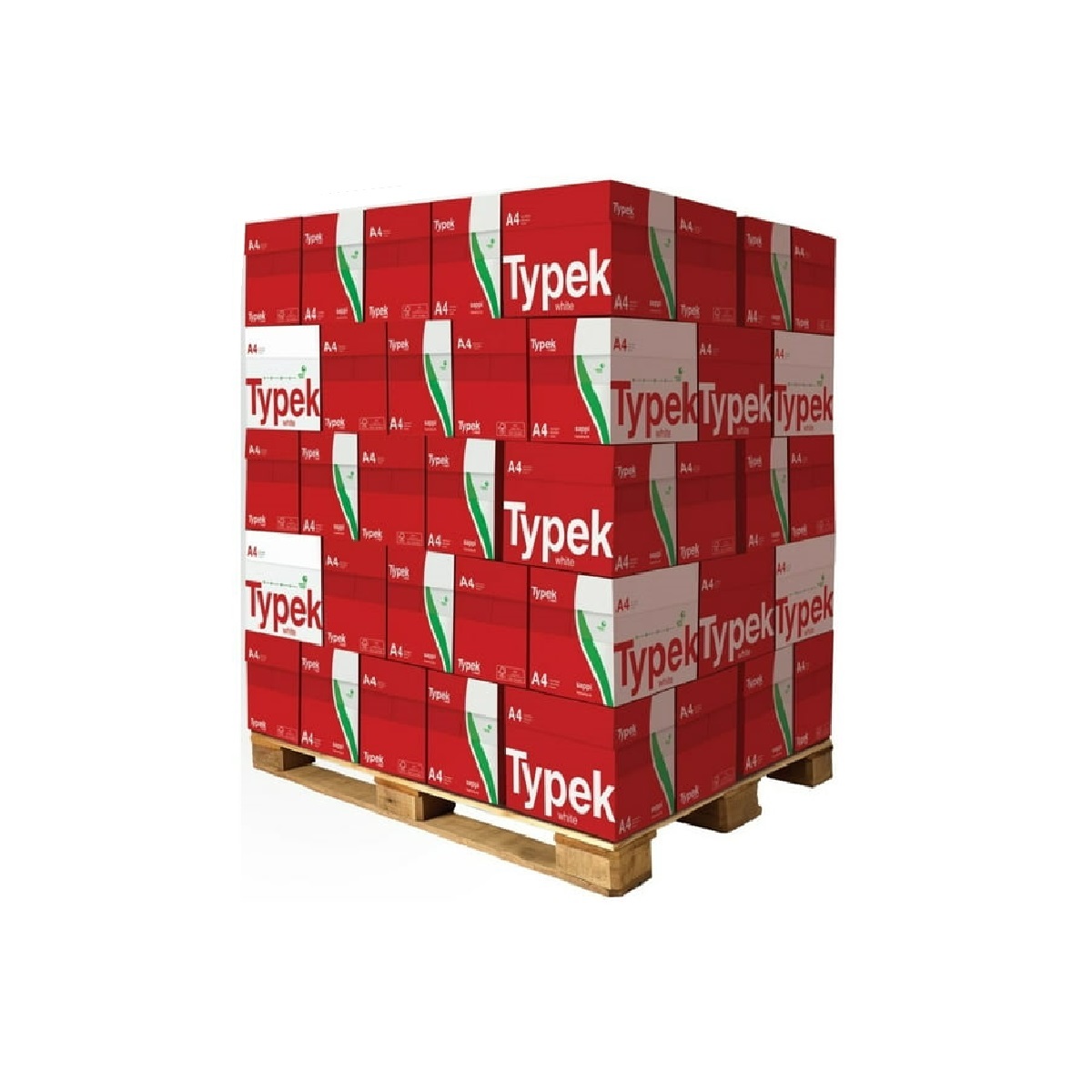 A4 White 80gsm Paper Typek 80 boxes pallet